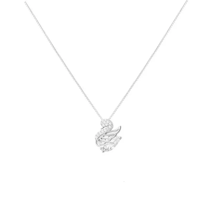 Youbo Little Swan Necklace for Women, Light Luxury High-End Niche ...