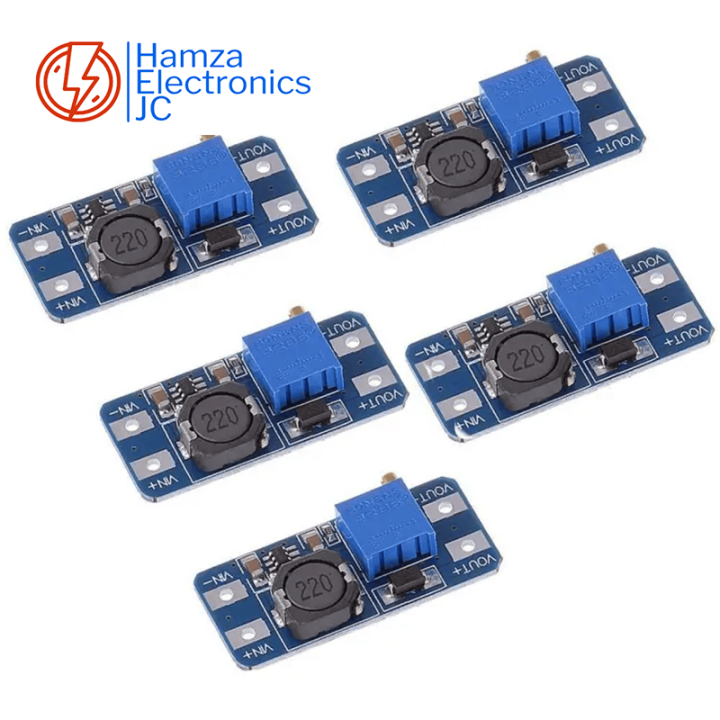 5pcs MT3608 DC-DC Step Up Converter Booster Power Supply Module DC DC Boost Step-Up MAX output ...