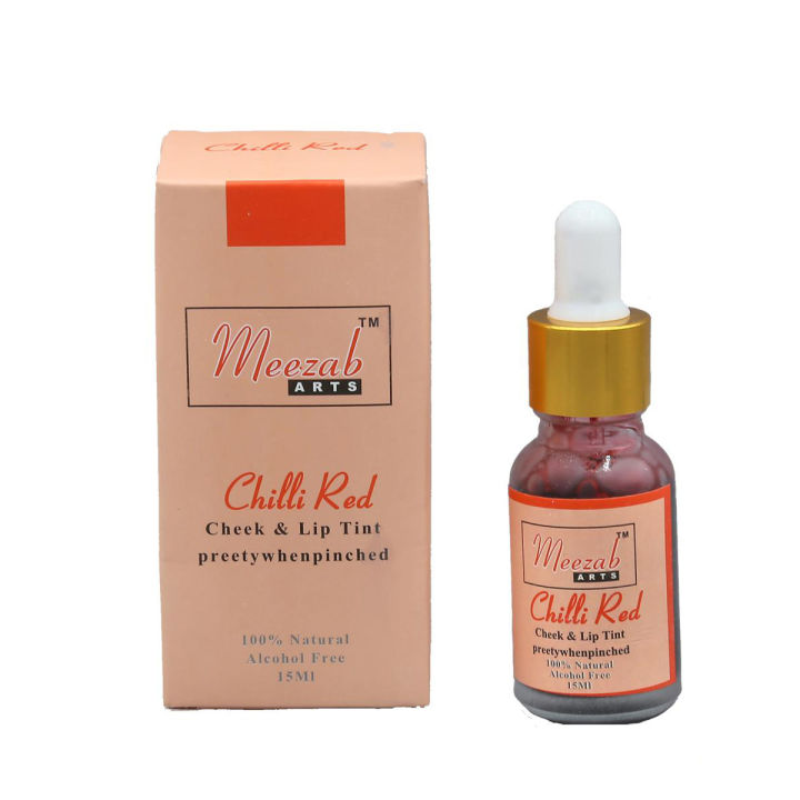 Meezab Arts Chilli Red Cheek & Lip Tint | Daraz.pk
