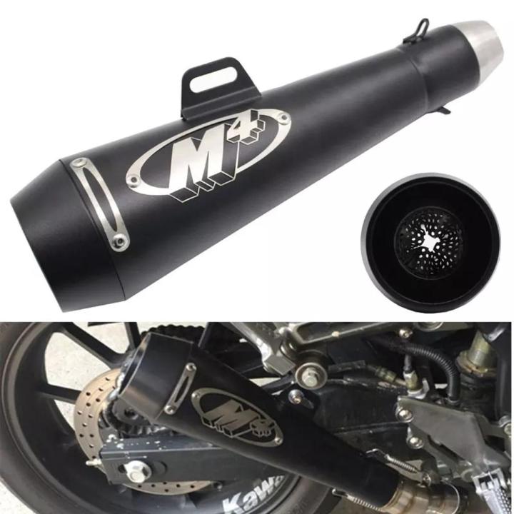 Motorcycle M4 Exhaust Matt Black with DB killer Size 320mm High Quality ...