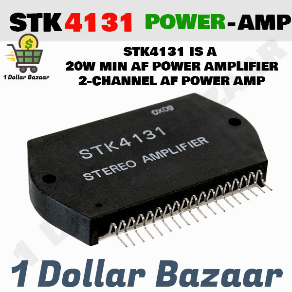 STK4131 Power Amplifier IC Output Power 20W × 2 | 1DollarBazaar | Daraz.pk