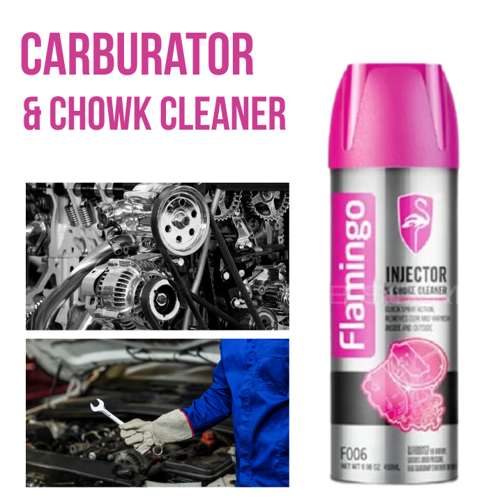 Flamingo Injector & Carburetor Cleaner 450ml | Premium Throttle Body ...