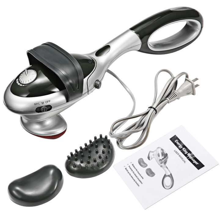 Electric Handheld Infrared Heat Full Body Massager Percussion Machine ...
