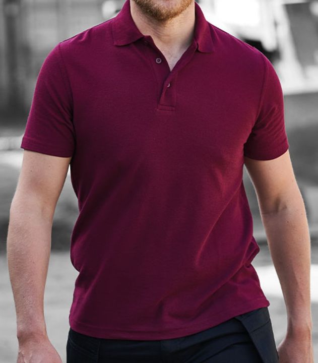 Maroon Half Sleeve Polo Tshirt Small to 10XL | Daraz.pk
