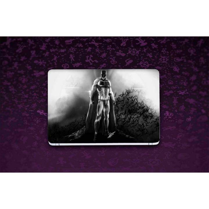 Batman Laptop Back Skin Wallpaper -Laptop Skin Sticker Cover Art Decal ...