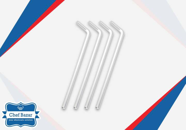 White Bendable Plastic Straws 100 Straws | Daraz.pk