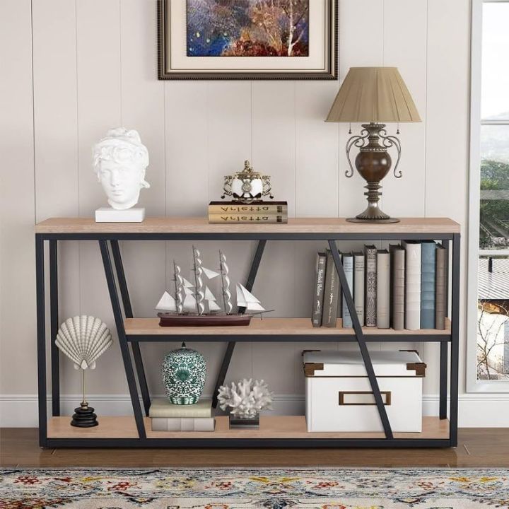3-Tier Multi-purpose Console Table | Hallway Console Table | Entryway ...
