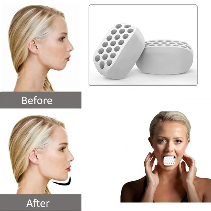 Food-grade Silica Neck Face Toning Chin Cheek Lifting Jawline Chew Ball ...