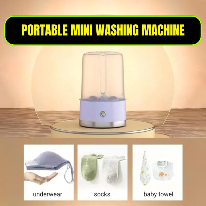 Portable Washing Machine, Wireless Charging Laundry Cup lavadora ...