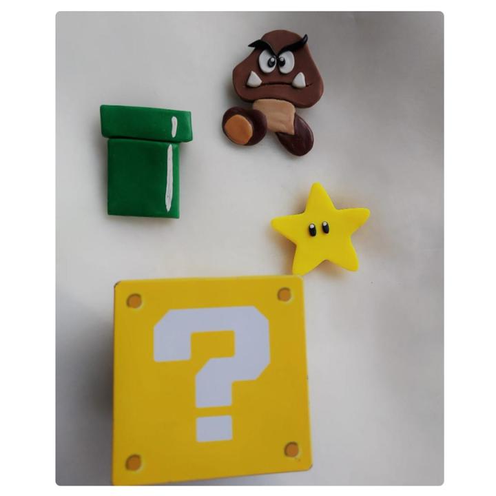 Fridge Magnet| Retro Classic Gamer Mario Bros Inspired Magnet trio set ...