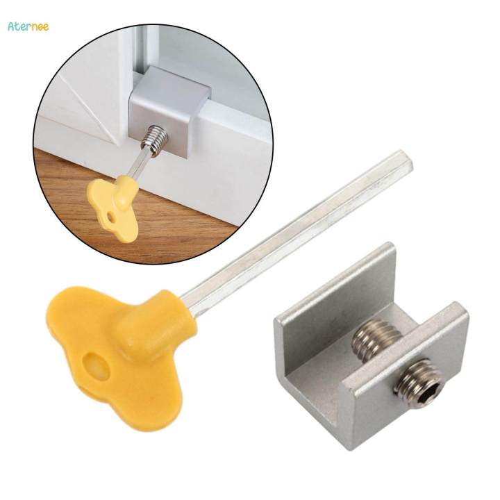 Door Window Sliding Sash Lock Stopper Stop Window Lock Screen Lock ...