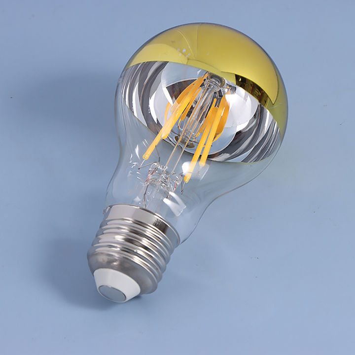 Led Filament Lights E27 4W 220V A19 Bubble Ball Bulb Sgolden Top Mirror ...