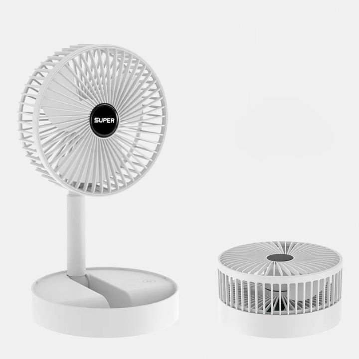 3 Speed Big size Rechargeable Mini Folding Telescopic Fan USB ...
