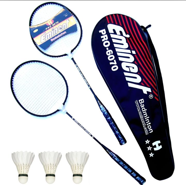 Pair of Original High Quality Imported Badminton Eminent PRO-6070 with ...