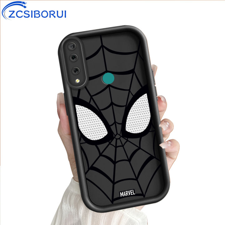ZCSIBORUI for Huawei Y9 Prime 2019 Back Cover Spider Man Facial Pattern ...