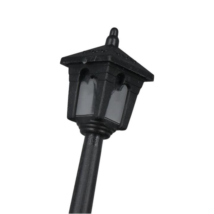 4pcs Mini Street Light Model Post Lights Miniature Street Light ...