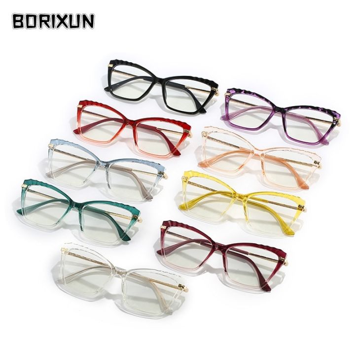 Optical Urltra-Light TR90 Cat Eye Style Women Optical Glasses Frames Anti Blue Optic Glasses ...