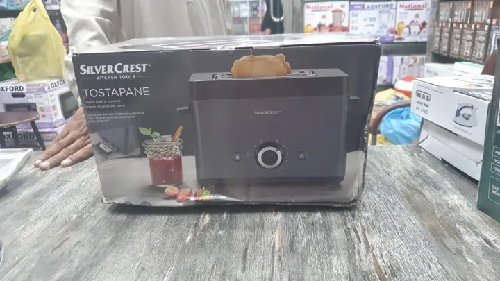 SILVER CREST MULTIFUNCTION BREAD TOASTER WITH BUN HEATING RACK STT 850 ...