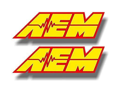 Car & Laptop Sticker - 2 AEM Cold Air Intake System Racing Vinyl ...