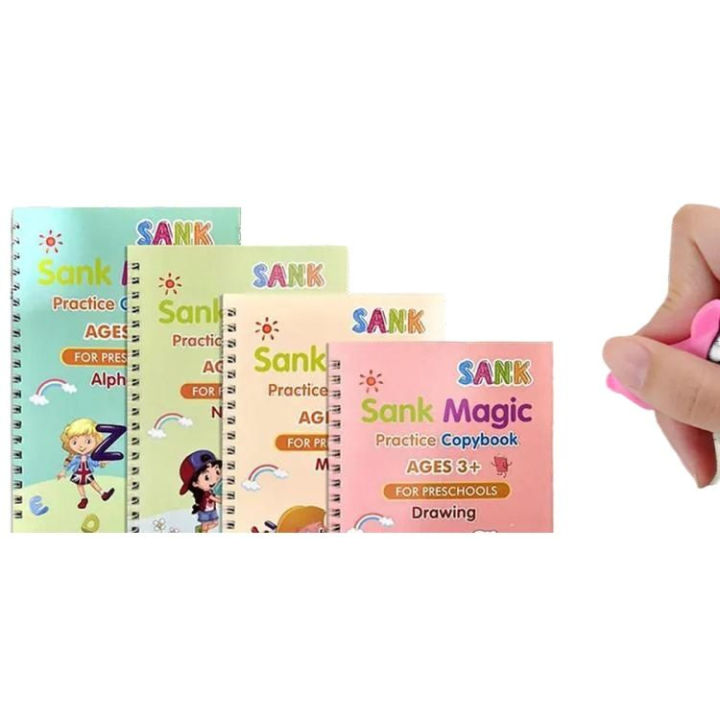 Magic Book For Kids, Reusable Grooved Handwriting Workbooks, Preschool ...
