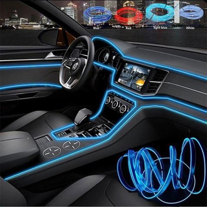 Car Dashboard Neon Light Blue 2m | Daraz.pk