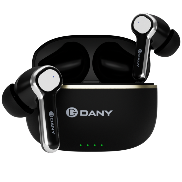 Dany® Alpha Airdots 500 Quad MIC ANC Earbuds, Gaming Mode, IPX5 Water ...
