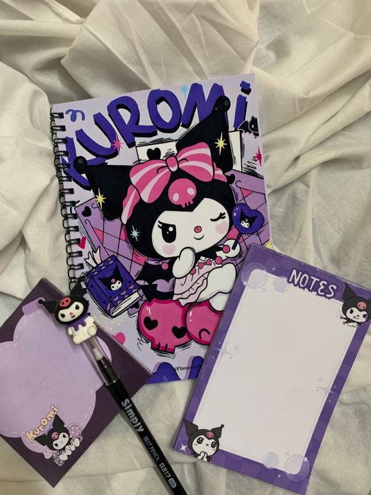 kuromi Themed 4x4 Inch Memo Pad – 50 Pages | kuromi 4x6 notepad pad ...