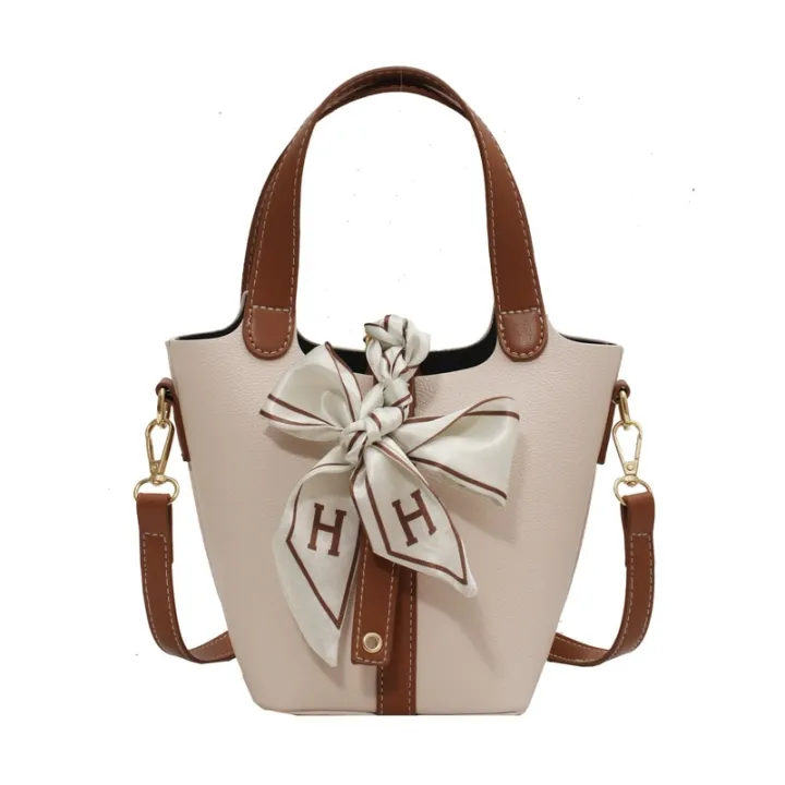 Vintage Simple Small PU Leather Bucket Crossbody Bags For Women 2024 ...