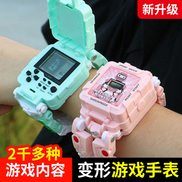 Game Deformable Robot Kindergarten Boys and Girls Toy Watch | Daraz.pk