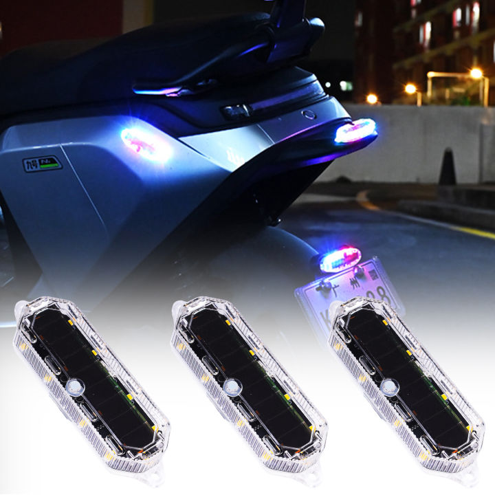 Solar Warning Light Car Rear Collision Prevention Breathing Light ...