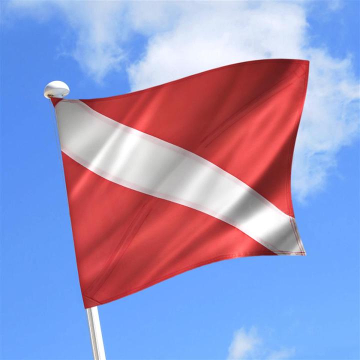 Swimming Diving Flag Spearfishing Freediving Diver Boat Flag Banner ...