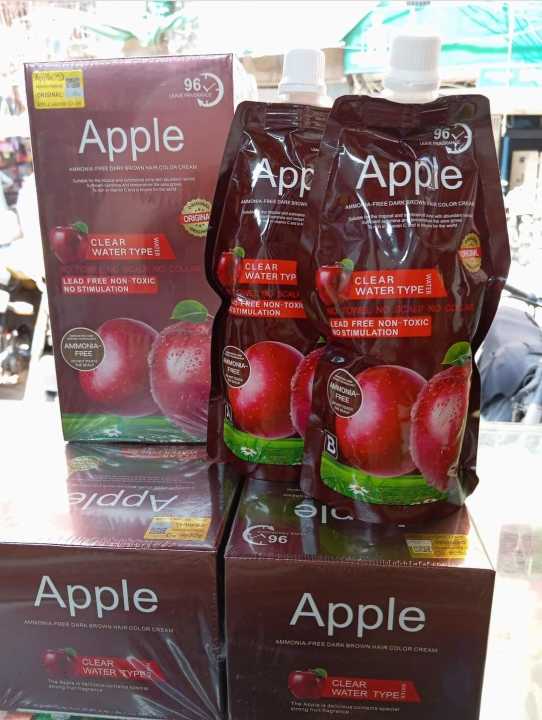 Apple hair color dark Brown 96hr | Dubai Imported. 500, 500 ML | Daraz.pk