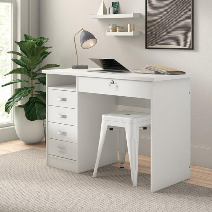 Desk for room with drawers store