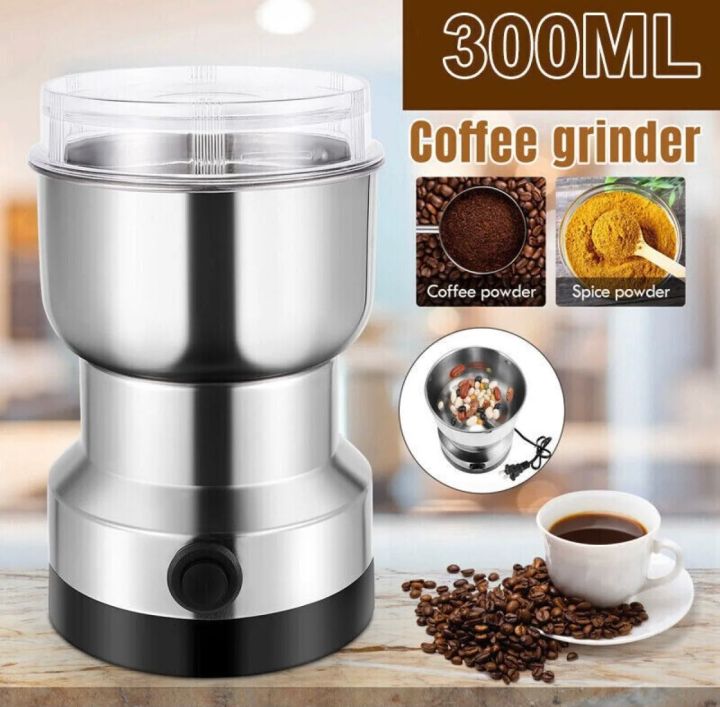 MMTS Versatile Mini Electric Grinder - Stainless Steel Spice, Pepper ...