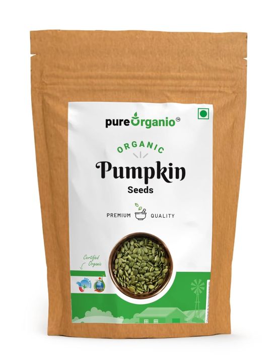 Pure Organio Organic Pumpkin Seeds - Immunity Booster Raw organic ...