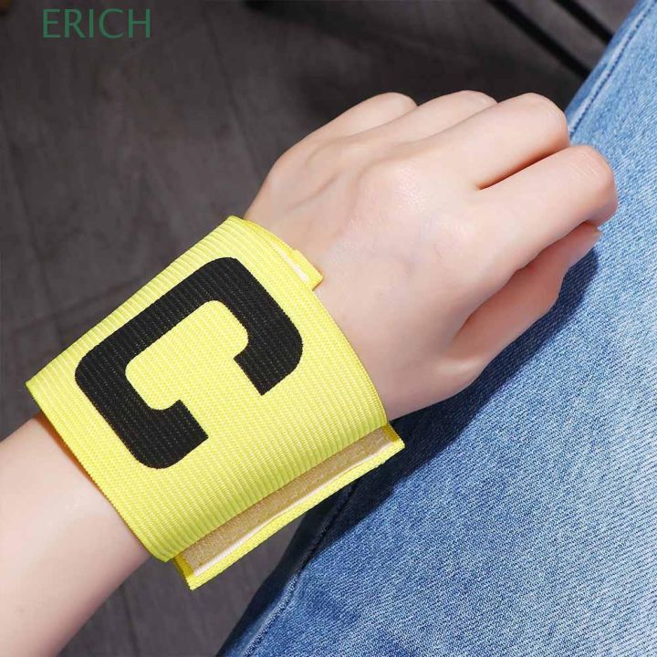 ERICH Captain Armband Elastic Baseball Rugby Player Bands Soccer Player ...