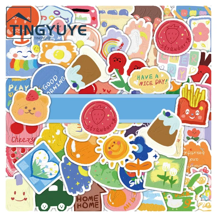 Waterproof Stickers Vibrant Waterproof Pvc Stickers Colorful Graphics ...