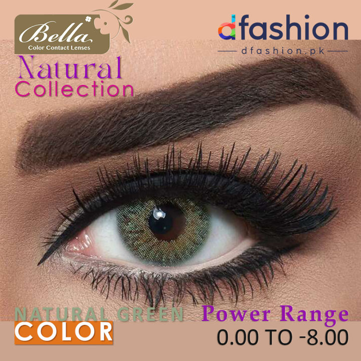 Bella Contact Lenses - Natural Collection - NATURAL GREEN - Available ...