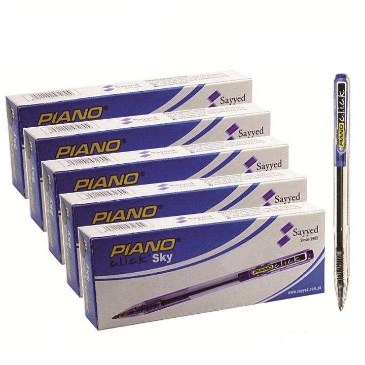 PIANO Click Sky Ball pen - Pack of 50Pcs | Daraz.pk