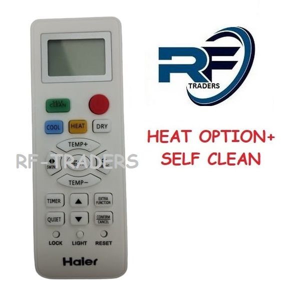 Haier Inverter AC Remote Control With Heat & Self Clean Option | Daraz.pk