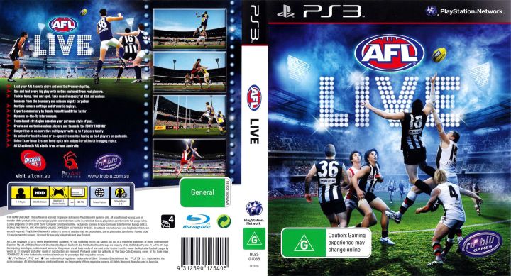 AFL Live Game of the Year Edition ps3 game dvd | Daraz.pk