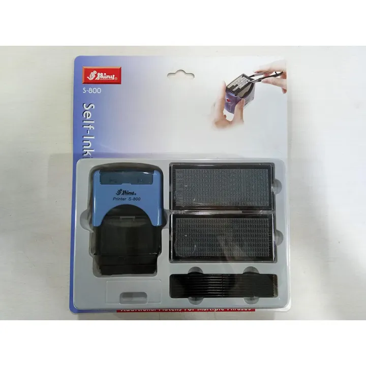 S800 Self Inking Printing Kit S-800 Shiny Self Inking Stamp S-800 ...