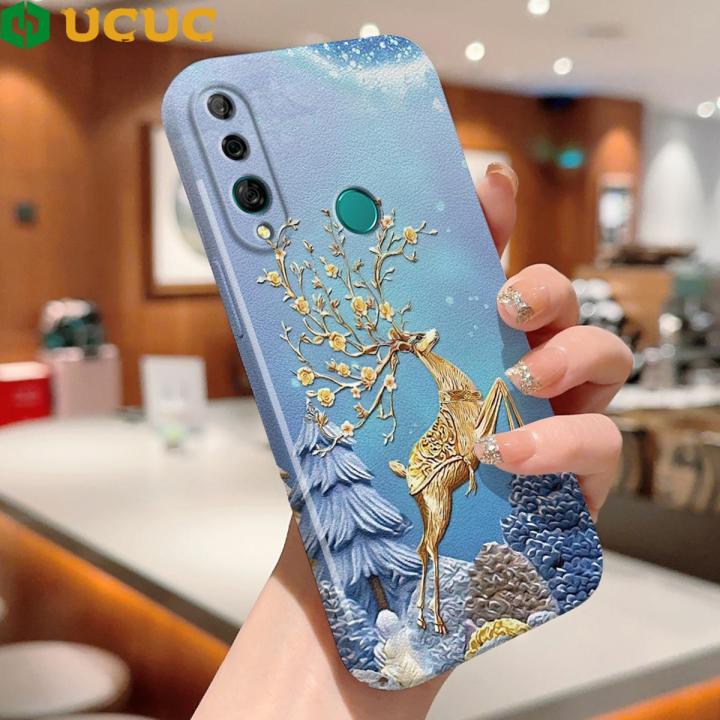 UCUC for Huawei Y9 Prime 2019 Back Cover Golden Deer New Fashion Film ...