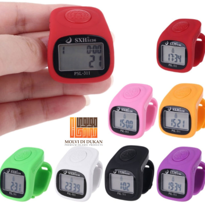 Hot sale Multifunctional finger counter digital tasbeeh with led light ...