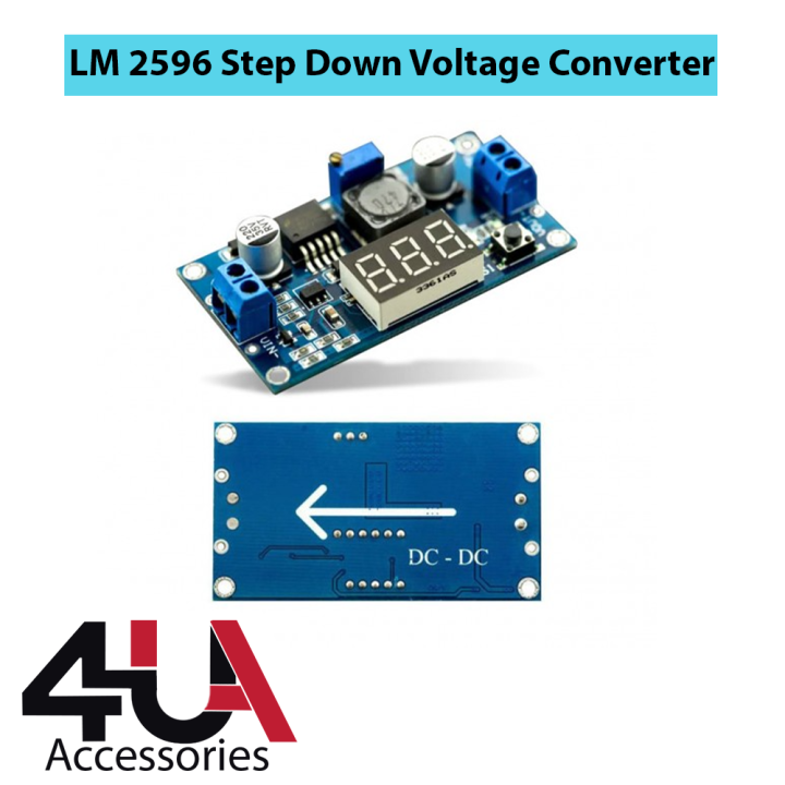 LM2596 DC DC Step Down Converter Voltage Regulator LED Display Voltmeter 4.0~40 to 1.3-37V Buck ...