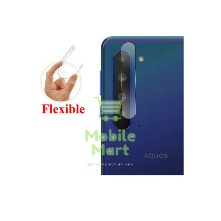 Sharp Aquos R5G Back Camera Protector Flexible 9H Sheet Protector For ...