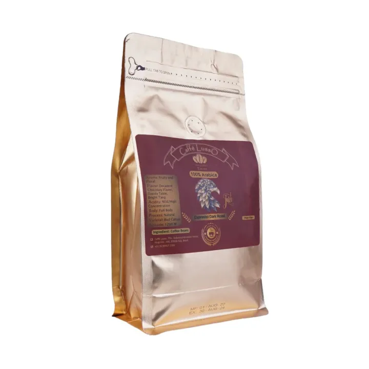 CAFFE LUSSO 100% ARABICA EXPRESSO DARK ROAST COFFEE BEANS 400GM ...