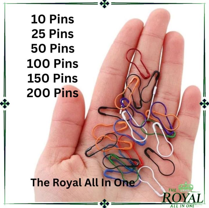 Good Quality Imported - Coil Less - Colorful Safety Pins - For Women ...