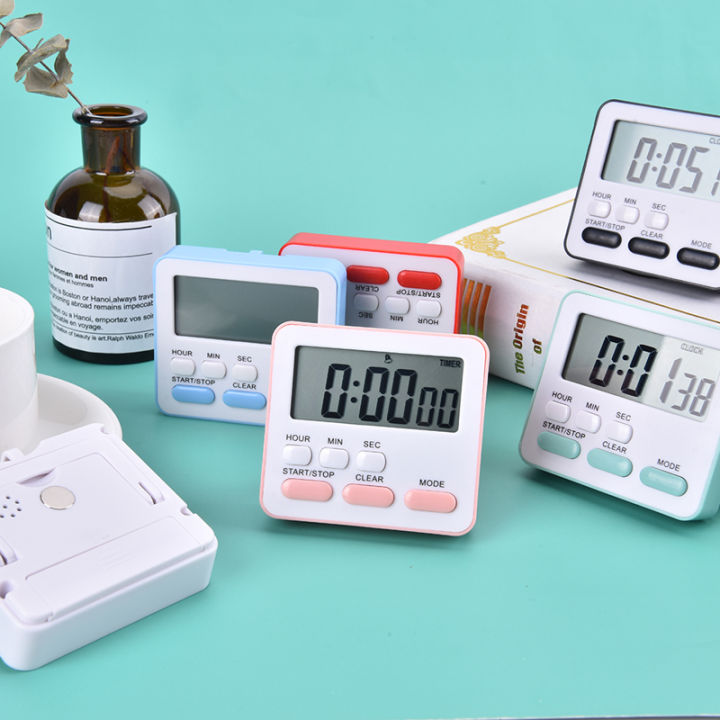 Led Digital Display Timer Flashing Counter Kitchen Cooking Timer Sleep ...