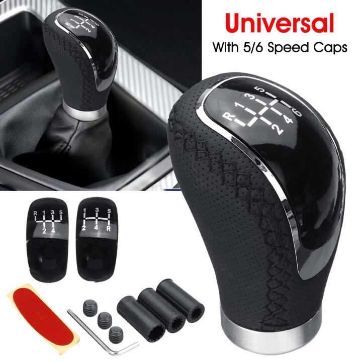 Universal Manual Transmission Car Gear Stick Shift Knob Shifter + 5/6 ...